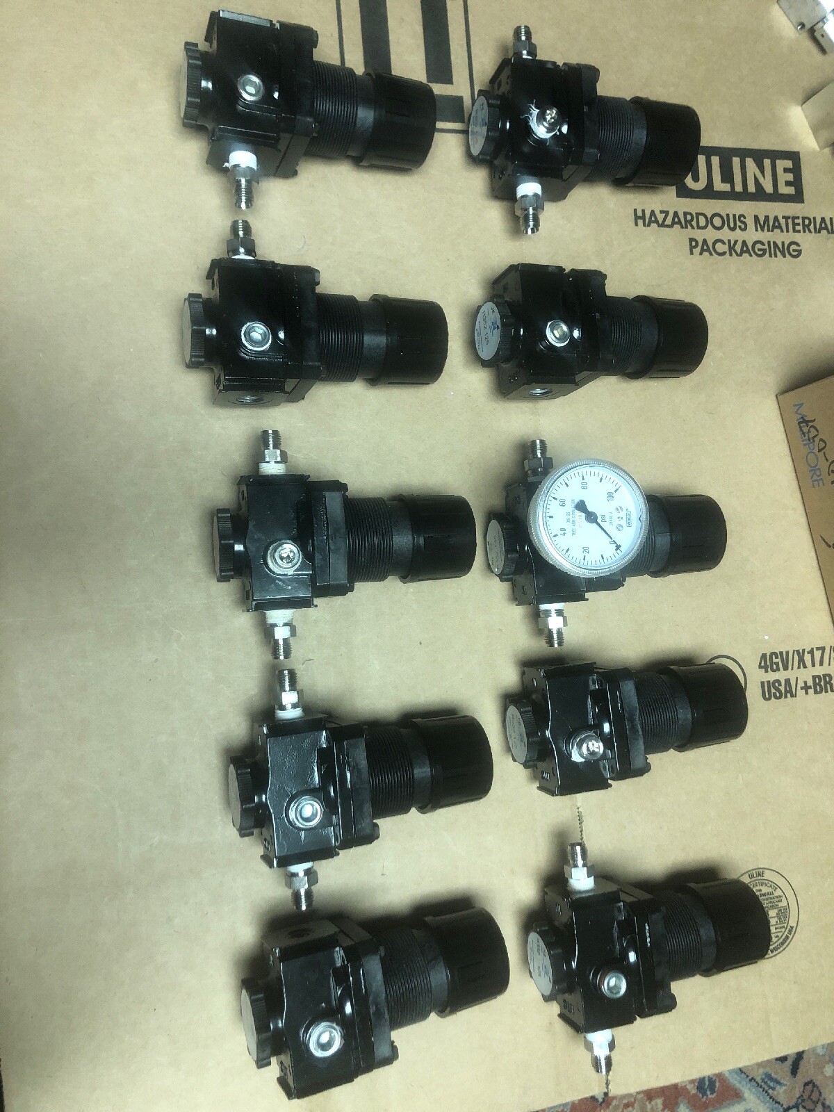 10 Arrow Pneumatics R352 125 1/4" NPT 300PSI Regulator - USED Swagelok ...