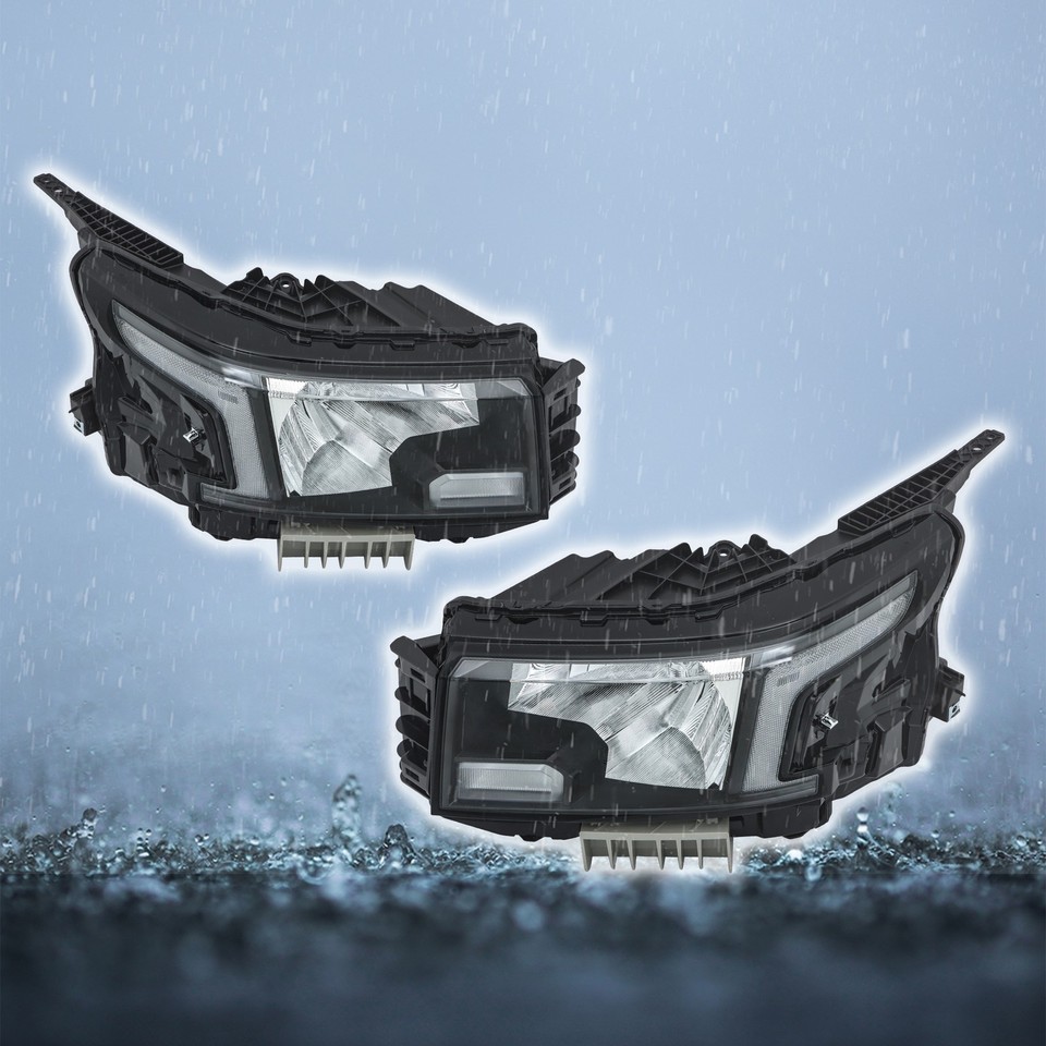 Headlight For 2022-2023 Nissan Frontier Pair L&R Halogen Clear Housing ...