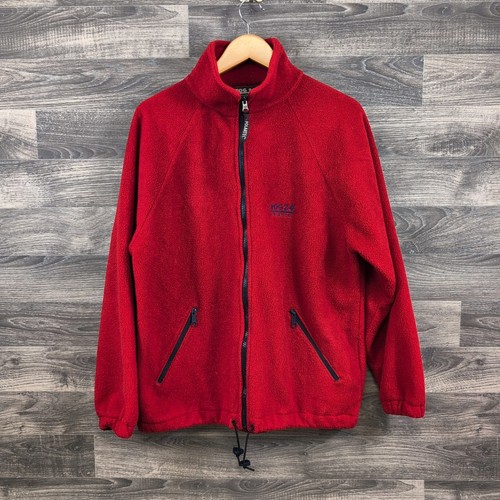 Tog 24 Mens Large Red Technical Fleece Full Zip Walking Hiking Outdoor ...