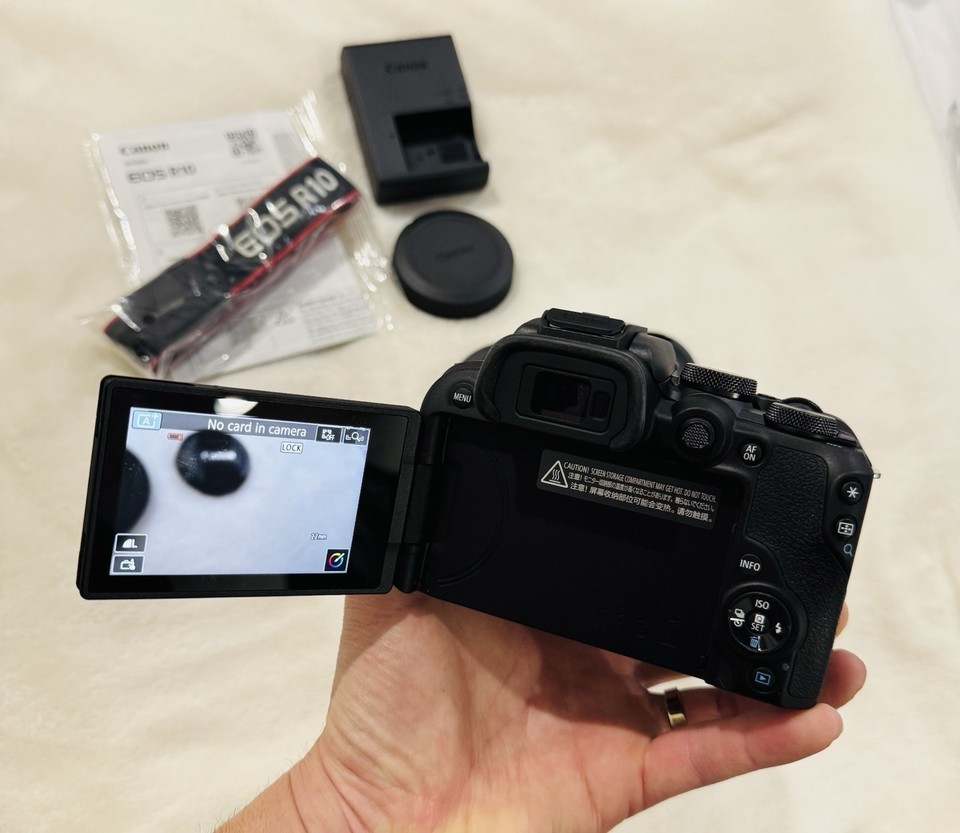 Canon EOS R10 Digital Camera Black with Lens 18-45mm New. Open Box | eBay