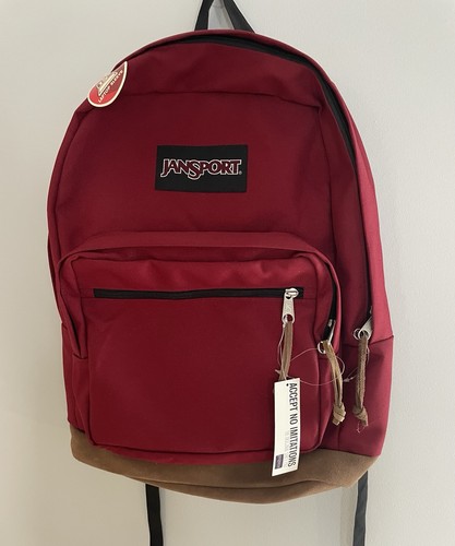 NEW WITH TAGS RUSSET RED JANSPORT RIGHT PACK BACKPACK | eBay