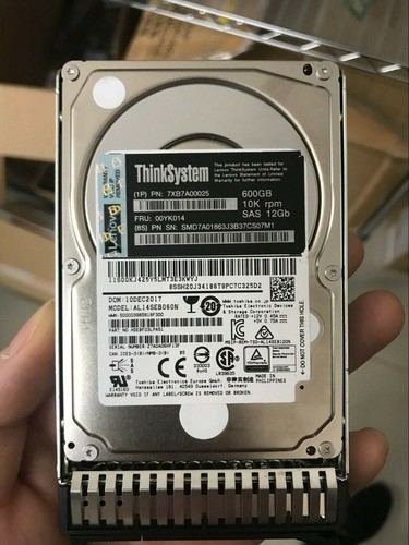 7XB7A00025 ThinkSystem 2.5" 600GB 10K SAS 12Gb Hot Swap 512n HDD FRU ...