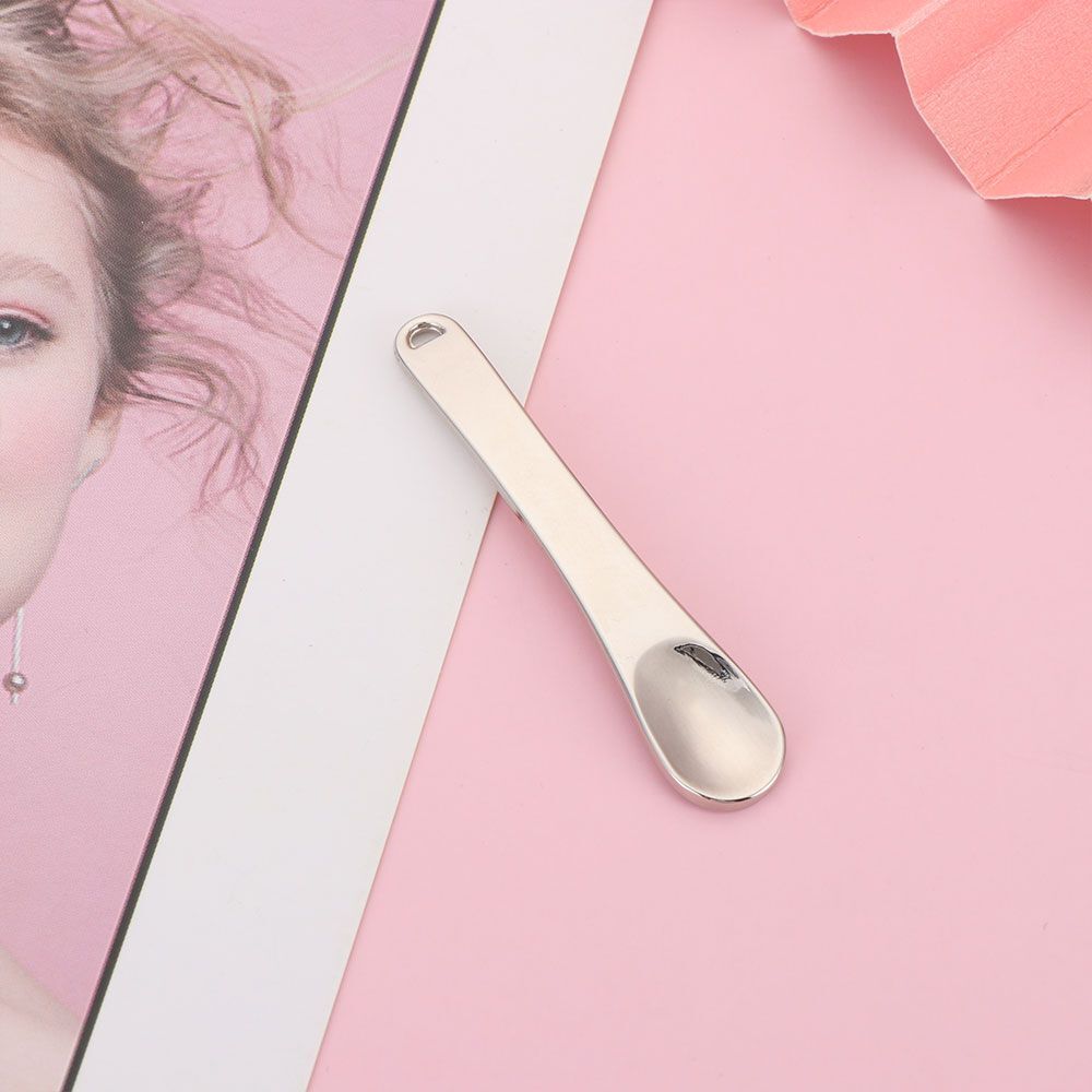 Facial Cosmetic Skincare Makeup Metal Mini Spoon Reusable Scoop ...