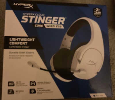 New HyperX White Gaming Headset for PS4, PS5, PC (read description ...