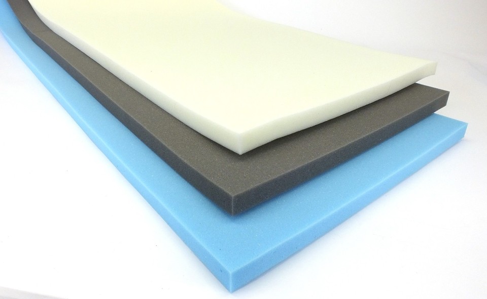 UPHOLSTERY FOAM SHEET SOFT MEDIUM FIRM HIGH DENSITY FOAM ALL SIZE ...