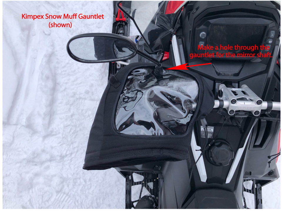 Snowmobile Mirrors: Polaris Matryx XC, VR1, XCR -Skidoo Gen 4, 5 -MXZ ...