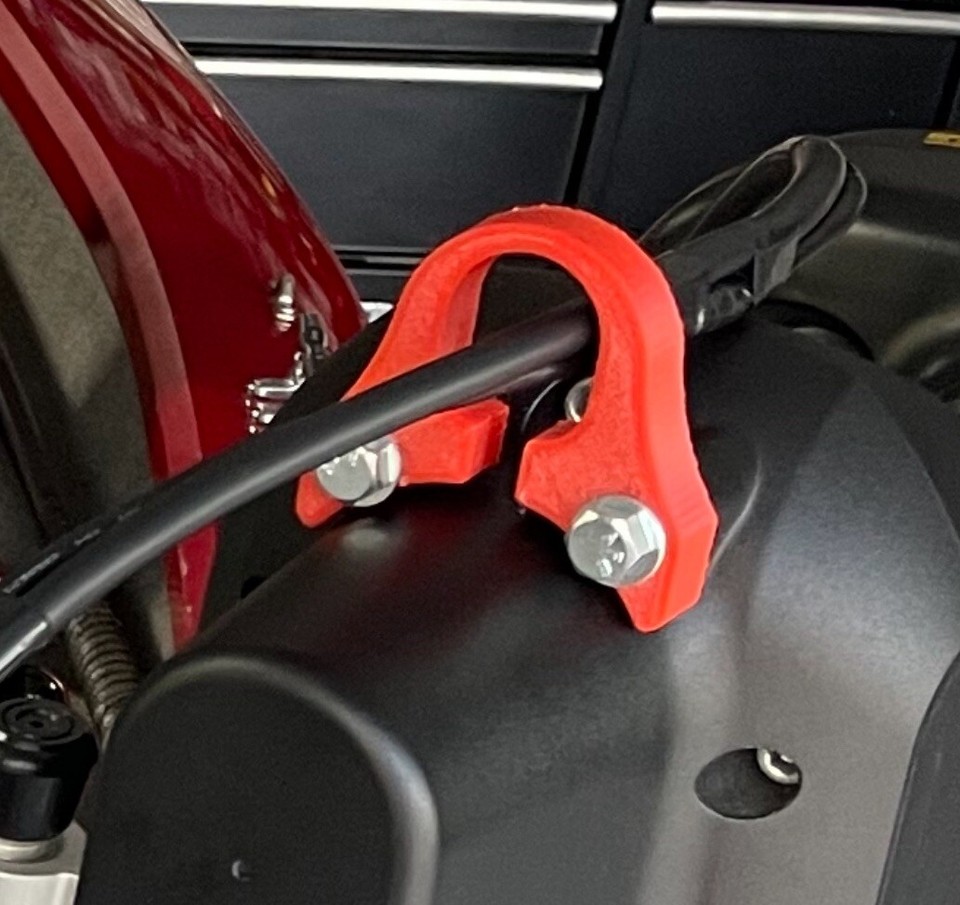 Cable Keeper ( RED ) - Transducer Wire Cable Management For Minn Kota ...