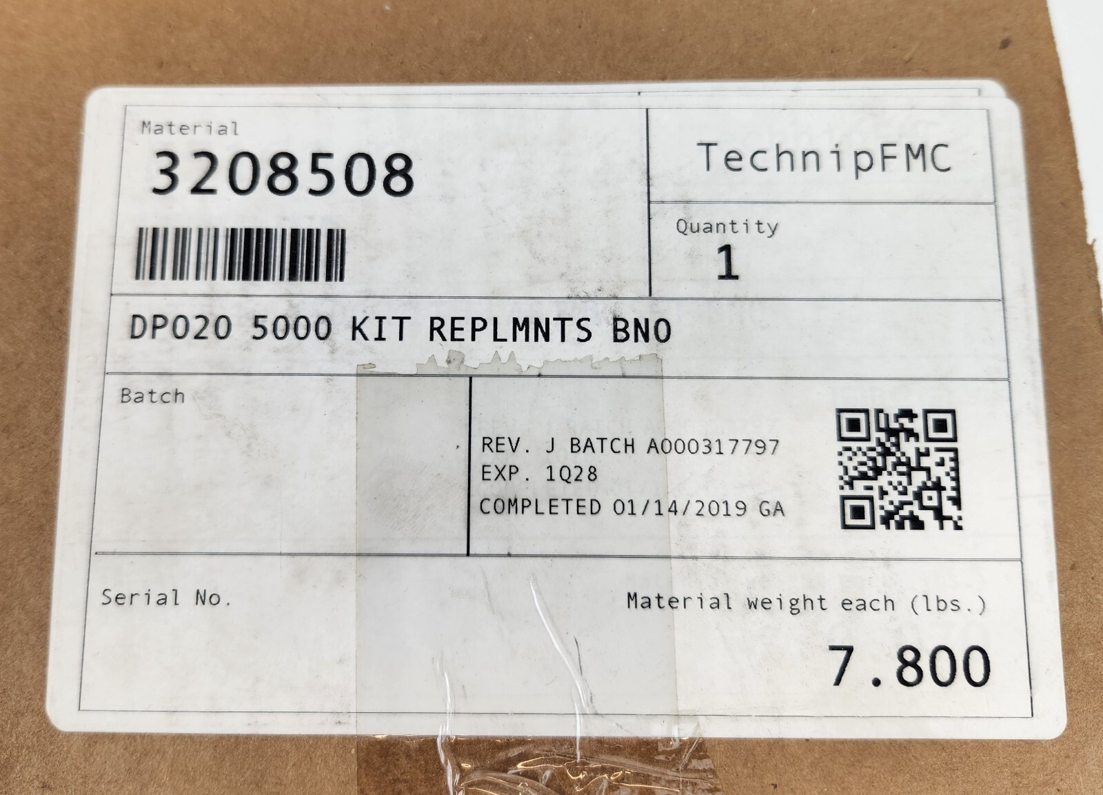 FMC 3208508 2" Dr50-dr100-dr150 Replacement Valve Kit 2" Dr150 for sale ...