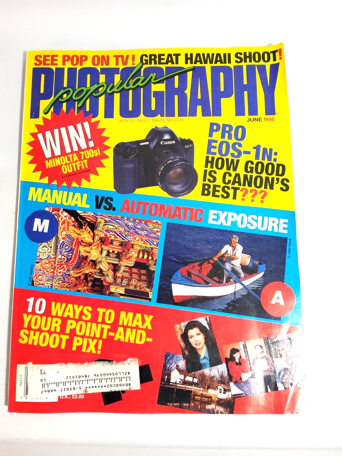 Popular Photography Magazine June 1995 / Vintage Camera & Photo | eBay