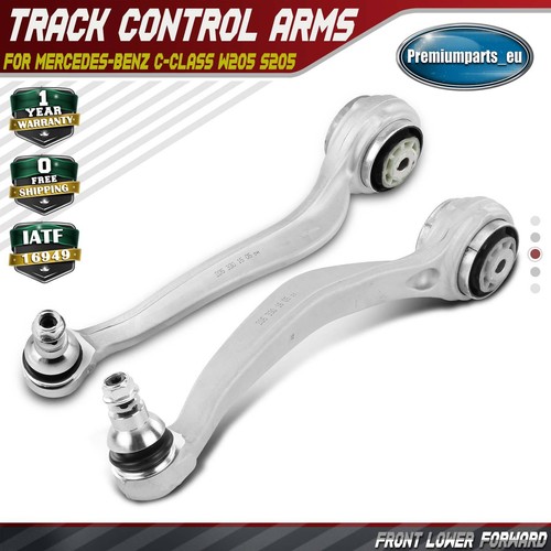 2x Track Control Arms Front Lower Forward for Mercedes-Benz C-Class ...
