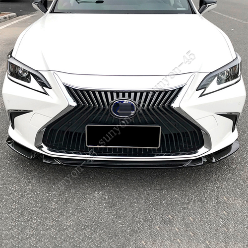 Bright black Front Bumper Lip Body Kit Spoiler For Lexus ES 300h 350 ...