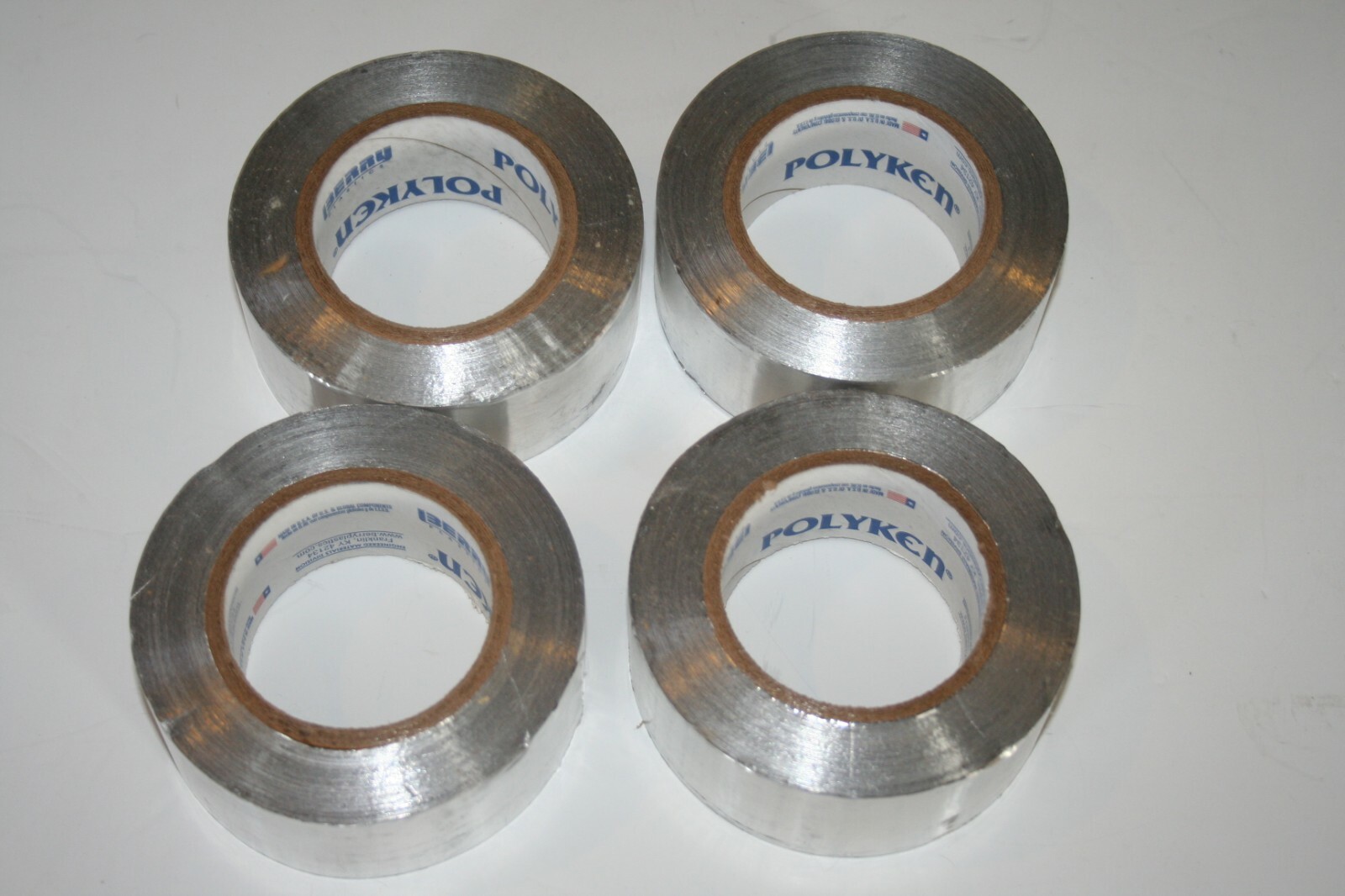 Lot of 4 Rolls Berry Polyken Foil Skrim Kraft Tape 2" | eBay