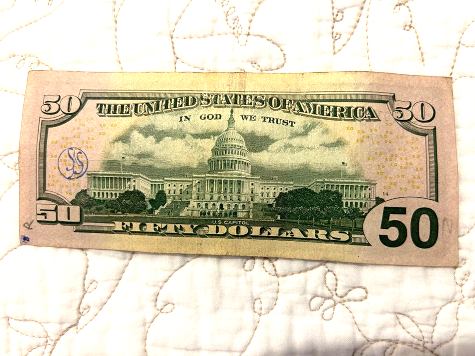 $50 Bill Birthday Note 10191998 Anniversary October 19 1998 | eBay