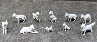 10x OO Gauge Dogs 1:76 | eBay UK