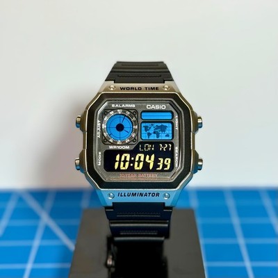 Custom "CRYO" Modified Watch Based on Casio AE1200, New in Box, Digital ...