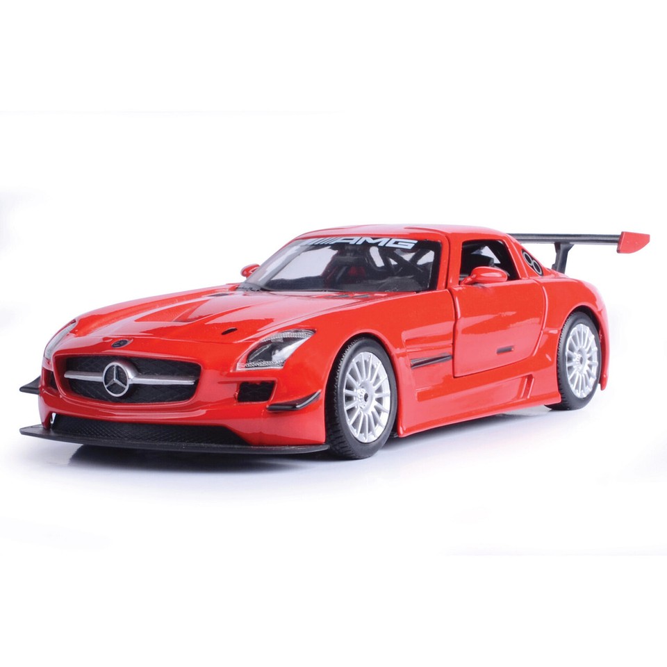 Mercedes SLS AMG GT3 1:24 Scale Diecast Replica Model Motormax Gullwing ...