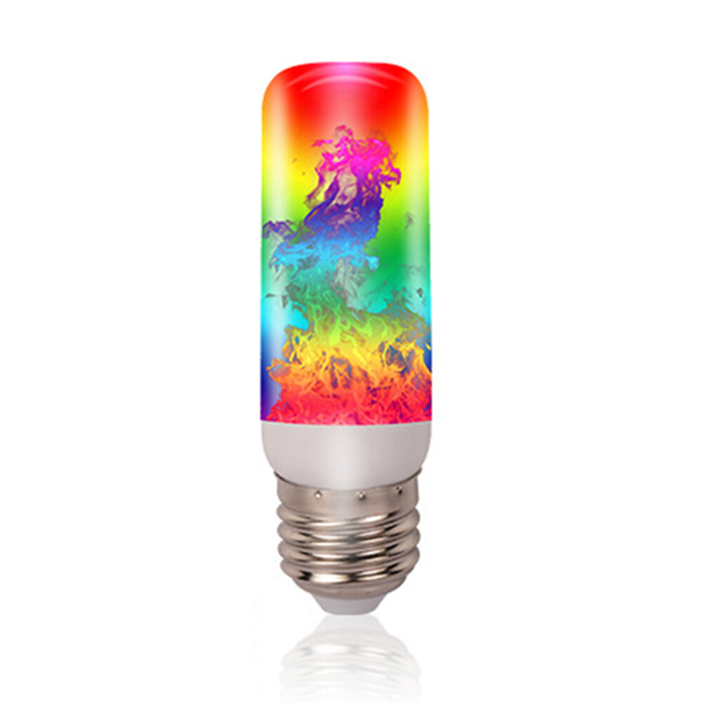 LED Flame Bulb Light Simulation Flicker Flame Atmosphere Lamp ...