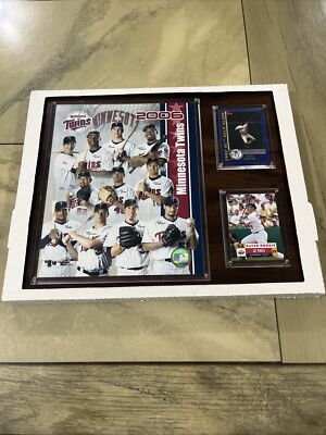 2006 Minnesota Twins MLB Team Player Plaque 12" x 15" Joe Mauer Rookie ...