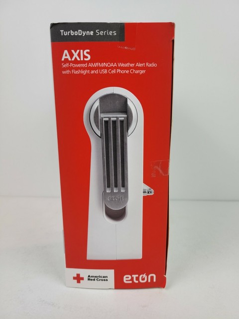 Eton American Red Cross Axis Self-powered Safety Hub With Weather Radio ...