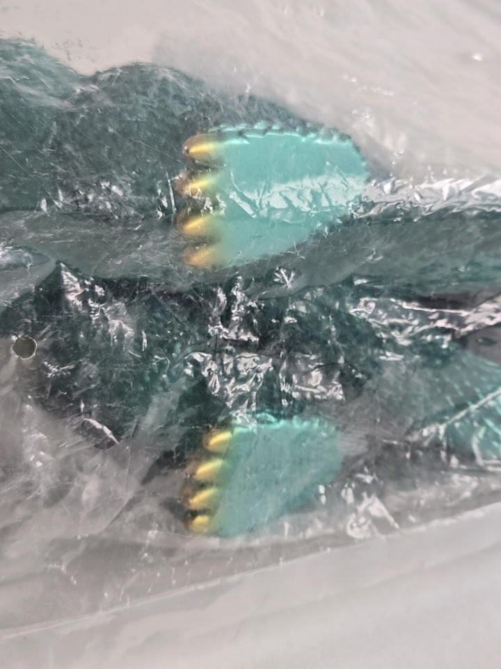 GIGABRAIN Godzilla KING GHIDORAH Open Mouths Rare Green & Gold 17 ...