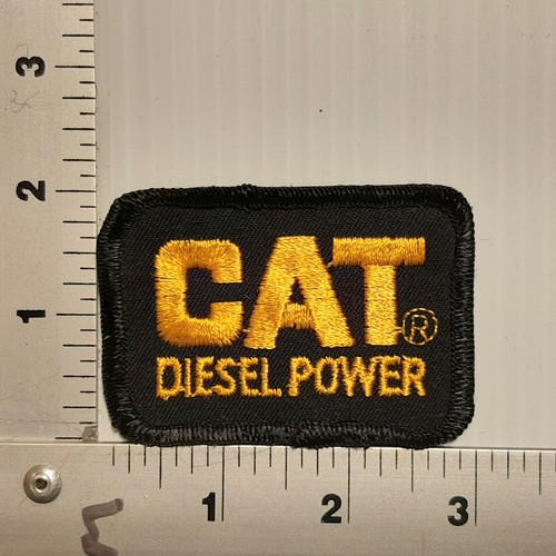 1980's CAT DIESEL POWER VINTAGE EMBROIDERED PATCH | eBay