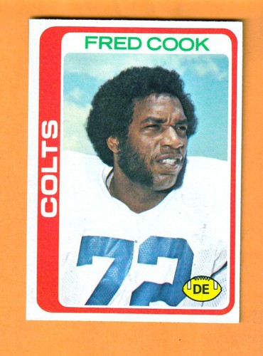 Fred Cook Baltimore Colts 1978 Topps #376 Pascagoula Southern Mississippi | eBay