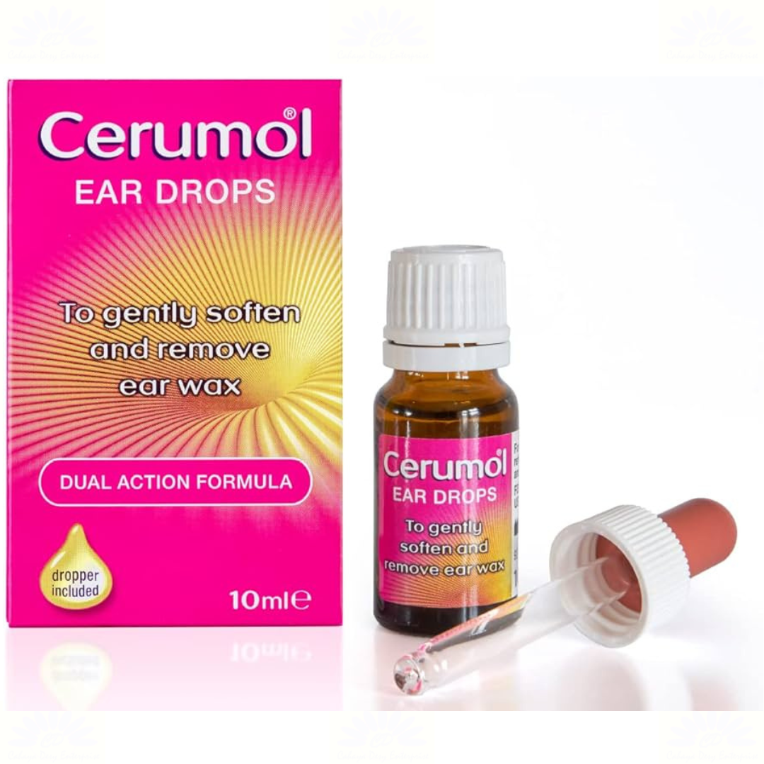 1 X Cerumol Ear Drops 10ml Wax Softener Soften & Remove Ear Wax | eBay