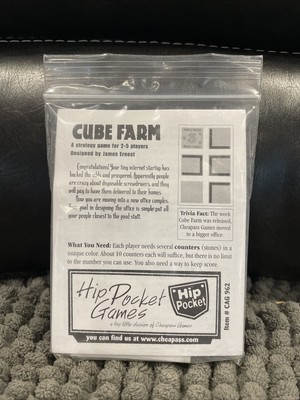 RARE Cube Farm Game Hip Pocket Games NEW | eBay
