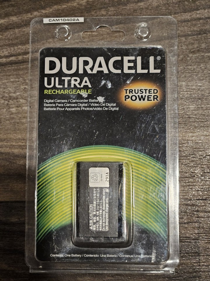Duracell Ultra Rechargeable Li-ion Digital Camera/Camcorder Battery ...