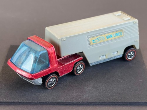 Vintage Hot Wheels Redline 1970 Red Moving Van Heavyweights - Dark Int ...