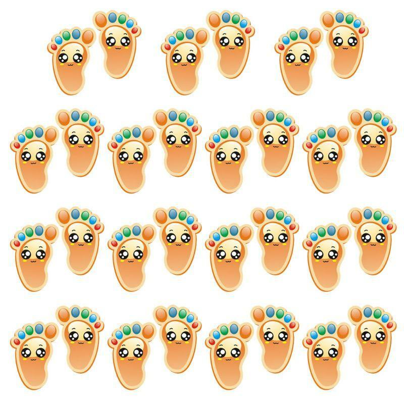 15Pairs Child Kids Floor Stickers Self-Adhesive Social Distance ...