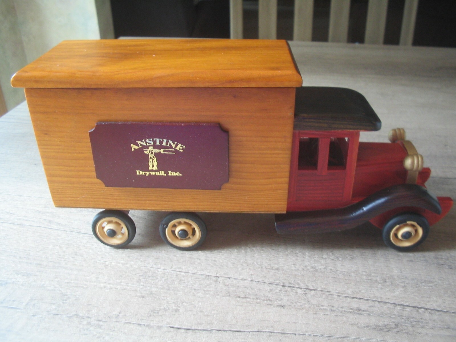 Late Model 6 Wheeler Wooden Delivery Truck Hand Crafted Model Brand New ...
