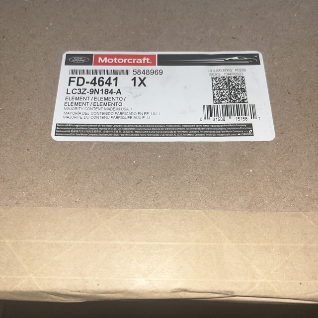 Fuel Filter Motorcraft FD-4641 for sale online | eBay