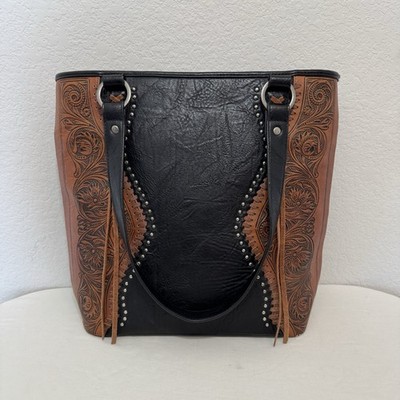 Trinity Ranch Women's Western Leather Purse With Pistol Pocket | eBay