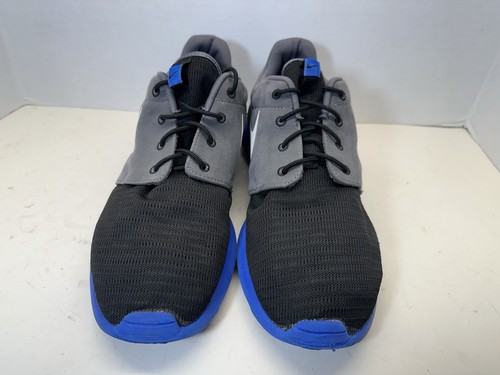 Nike Roshe One Run Black Cobalt Blue Mens US Size 12 Sneakers Shoes ...