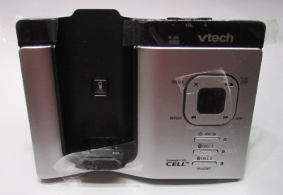VTECH DS6621 SILVER BLACK DECT 6.0 PHONE BASE STATION WITH ANSWERING ...