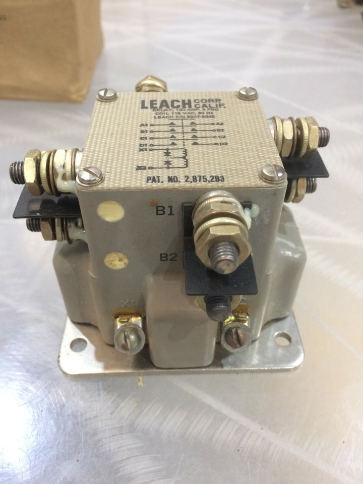 Leach Corporation 100A Relay 9207-5340 - FREE SHIPPING | eBay