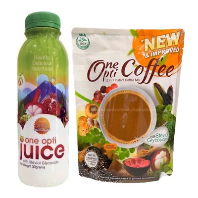 One Opti JUICE & SUPER COFFEE 12in1 Organic Coffee, Energy Booster | eBay