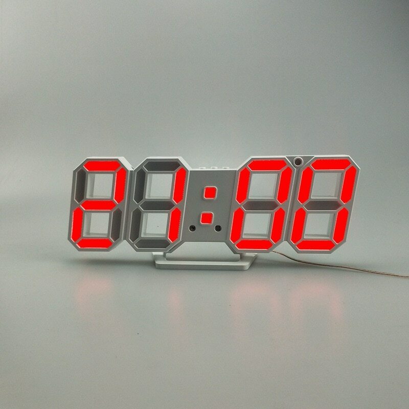 Modern Digital Style Number LED Wall Clock Home / Office Interior ...