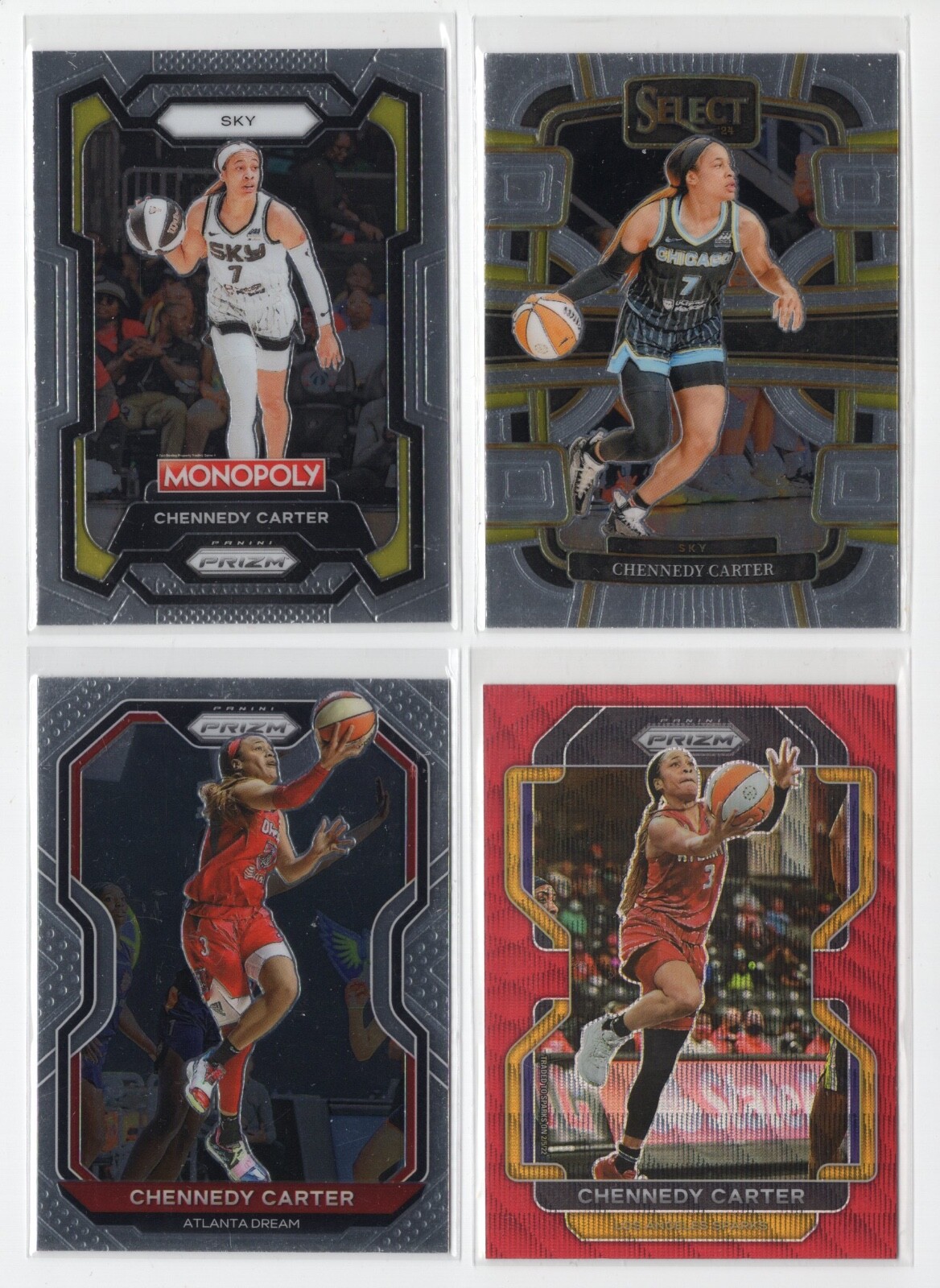 Chennedy Carter - 4 Card WNBA Basketball Lot - No Duplicates | eBay