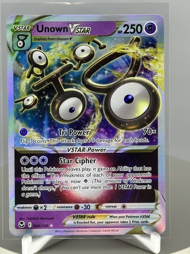 Unknown VStar 066/195 Silver Tempest Pokemon Card TCG NM/M | eBay