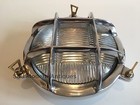 Industrial Bulkhead Light Wall Ceiling Silver Marine Aluminium Round ...