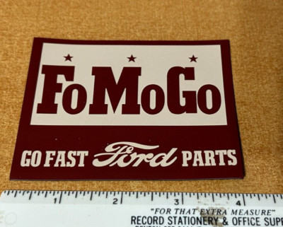 Fo Mo Go Fast Ford Parts Fo Mo Co racing vintage magnet fridge shop hot ...