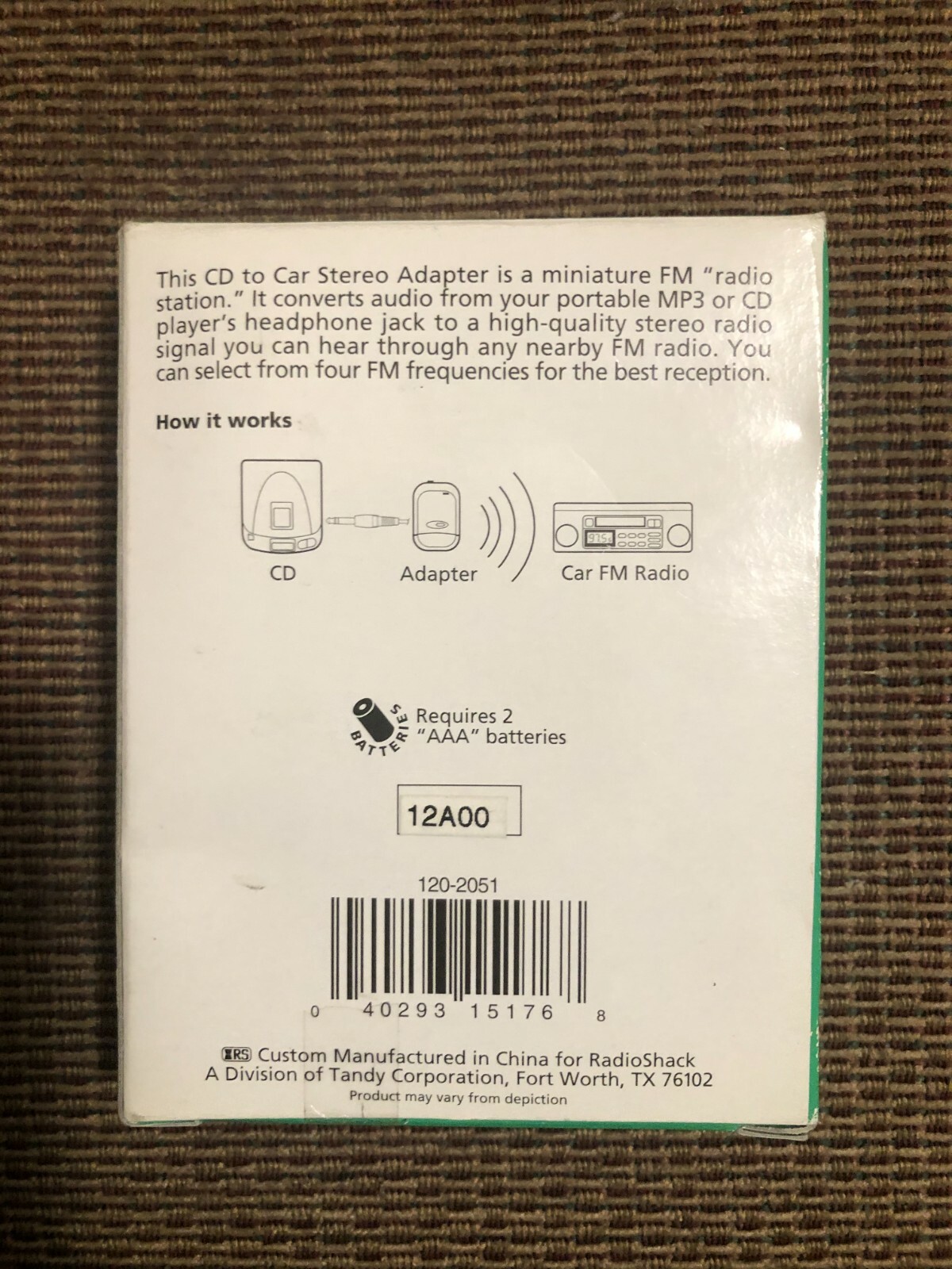 New Radio Shack CD to Car Stereo Adapter | eBay