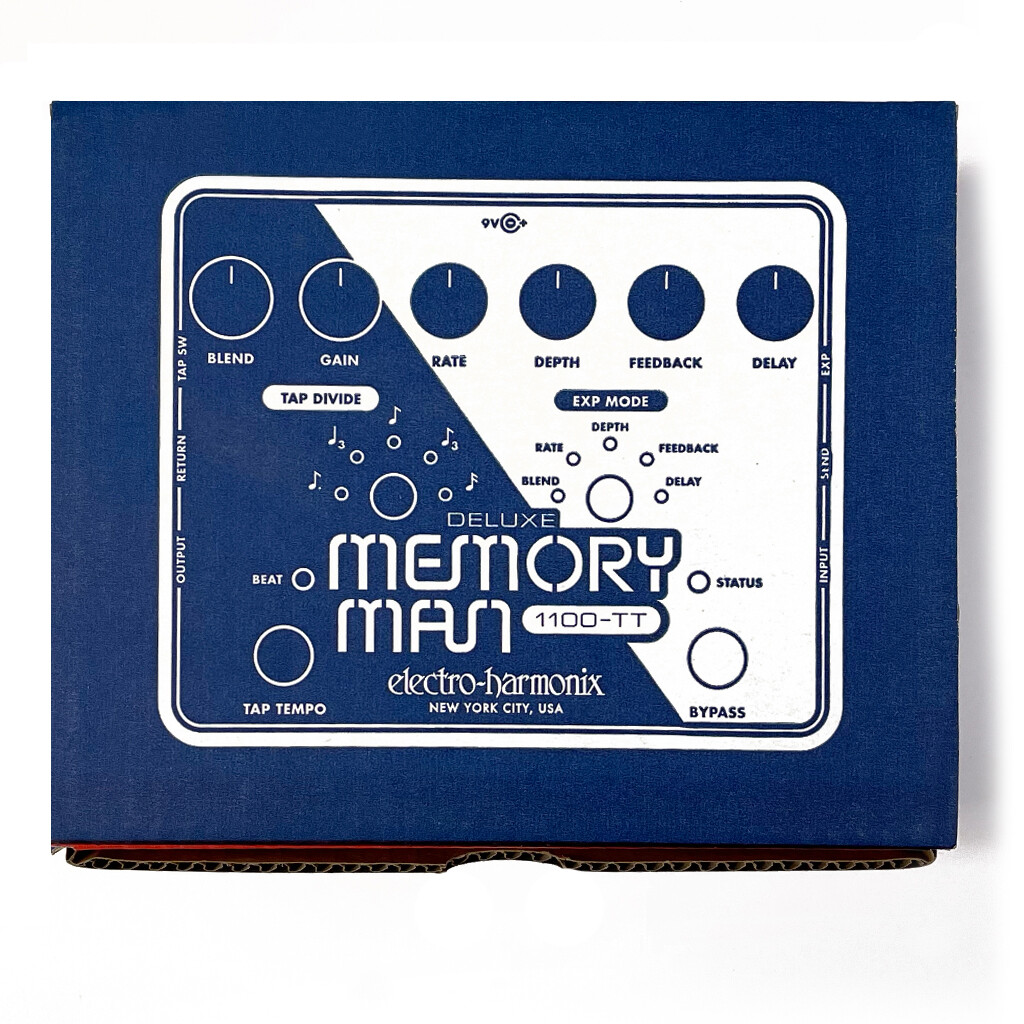 Electro-Harmonix Deluxe Memory Man 1100-TT Bucket Brigade Tap Delay ...