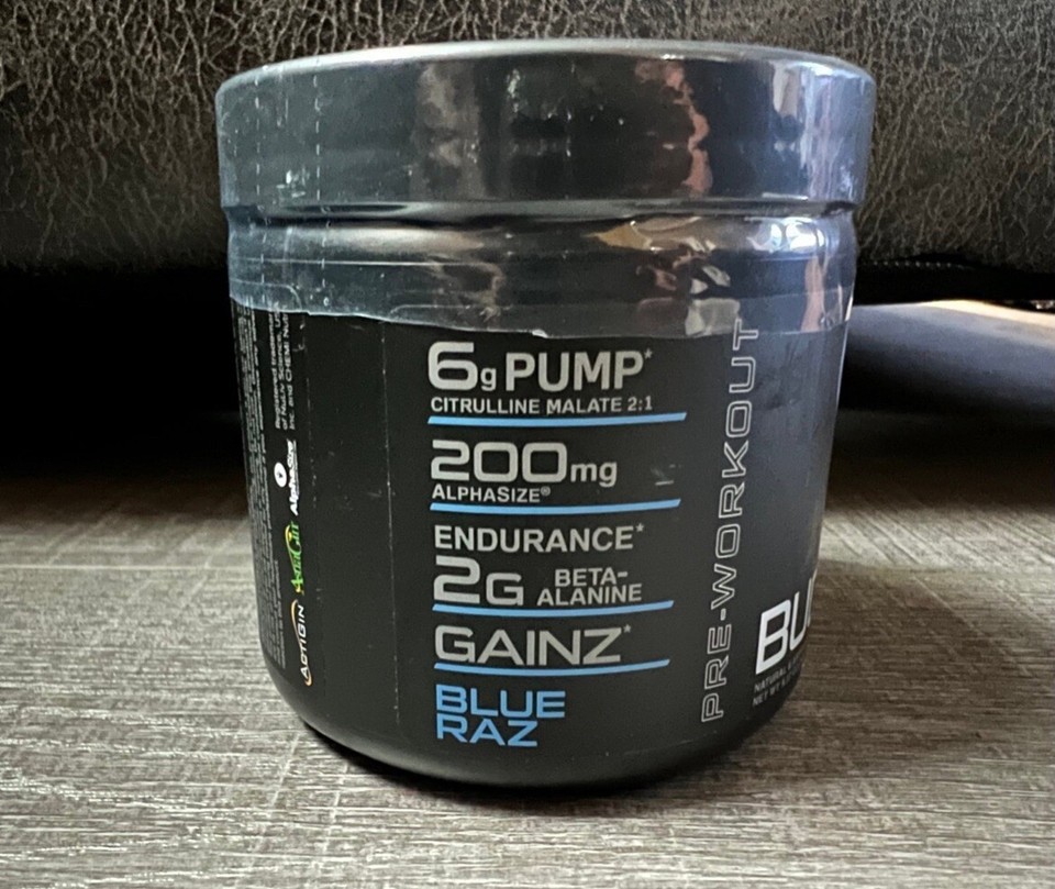 Bucked Up Pre-Workout Powder (Blue Raz Flavor) 811374037390 | eBay