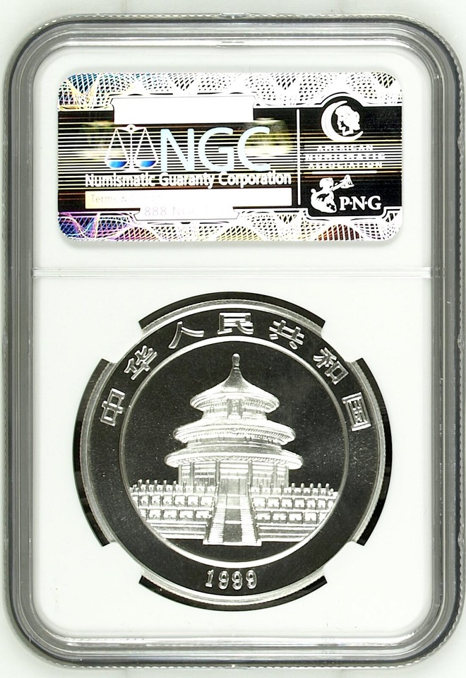 1999 China Silver Panda 1oz Coin - "SMALL DATE!!" - NGC MS69 | eBay