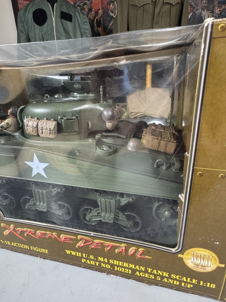 Ultimate Soldier Xtreme Detail 1/18 Scale US Sherman M4 Tank In-Box ...