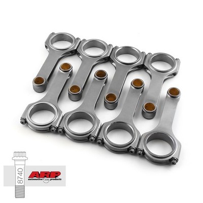 H Beam 6.123" 2.125" .984" 4340 Connecting Rods Chrysler 318 340 360 w ...