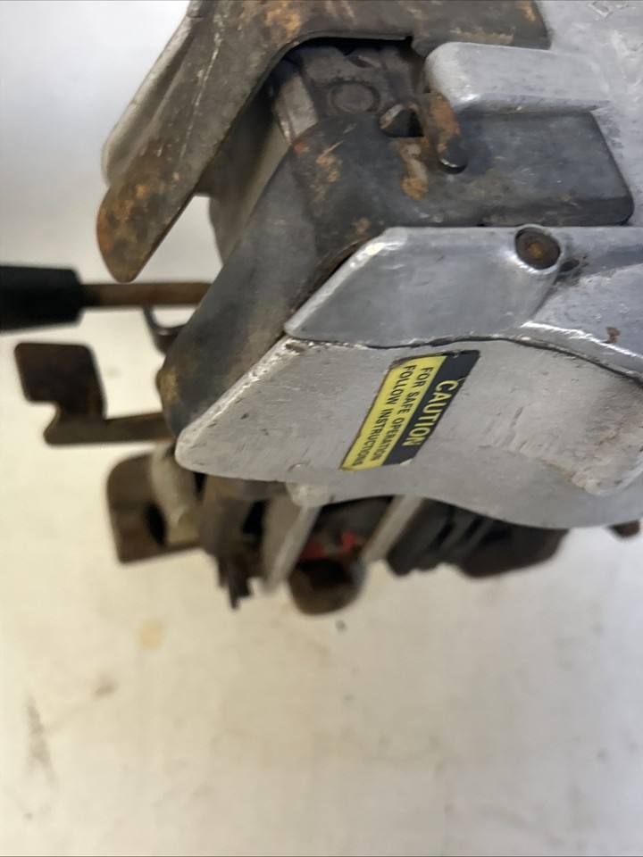 SIGNODE PNEUMATIC STEEL STRAPPING TOOL AMPT-58 5/8 OR 3/4?? AS IS READ ...